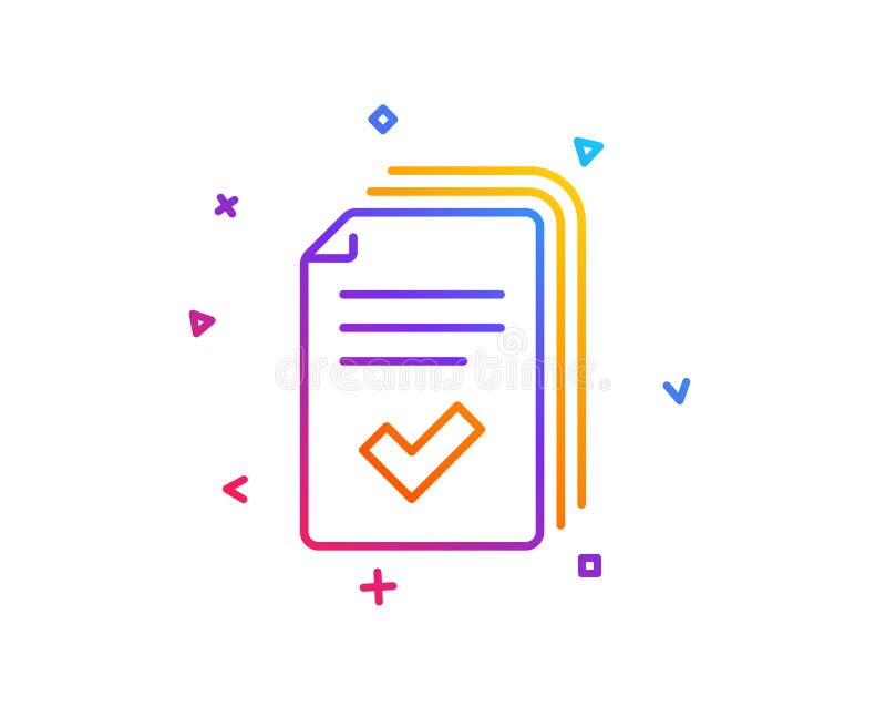 Handout Icon. Documents Example Sign. Vector Stock Vector ...