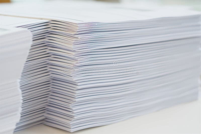 Handout on table at office stock image. Image of messy - 78007027