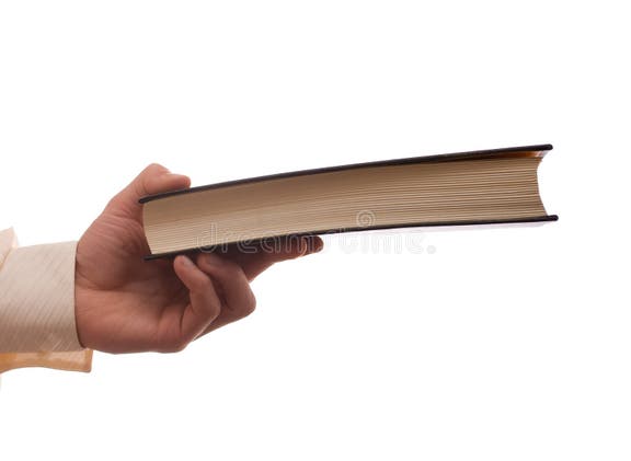 Handover a book stock photo. Image of isolated, ideas - 10794568