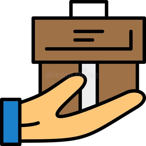 Handover Vector Icon Design Stock Vector - Illustration of transfer ...