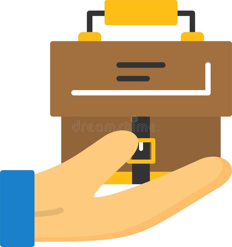 Handover Vector Icon Design Stock Illustration - Illustration of ...