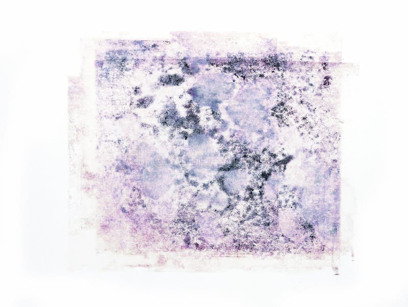 Handmade Stained Texture Patch Isolated on White Background Stock Image ...