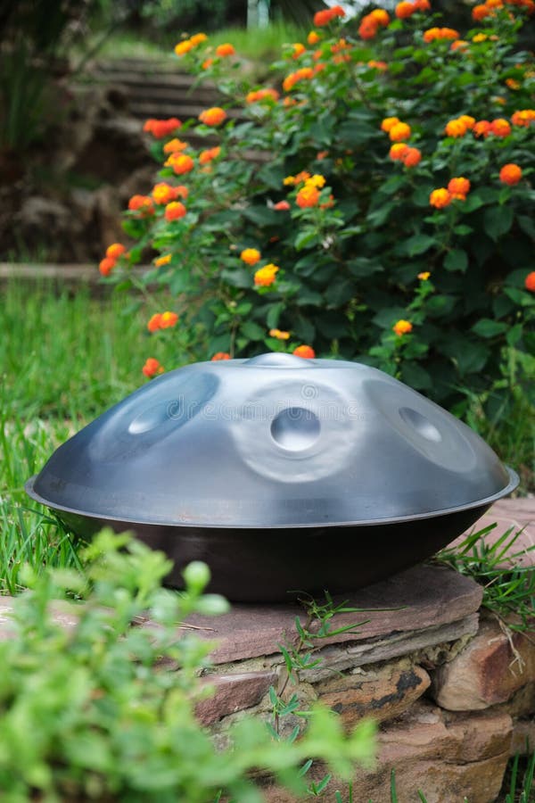 Handpan or Hang in the Garden Stock Photo - Image of park, summer ...
