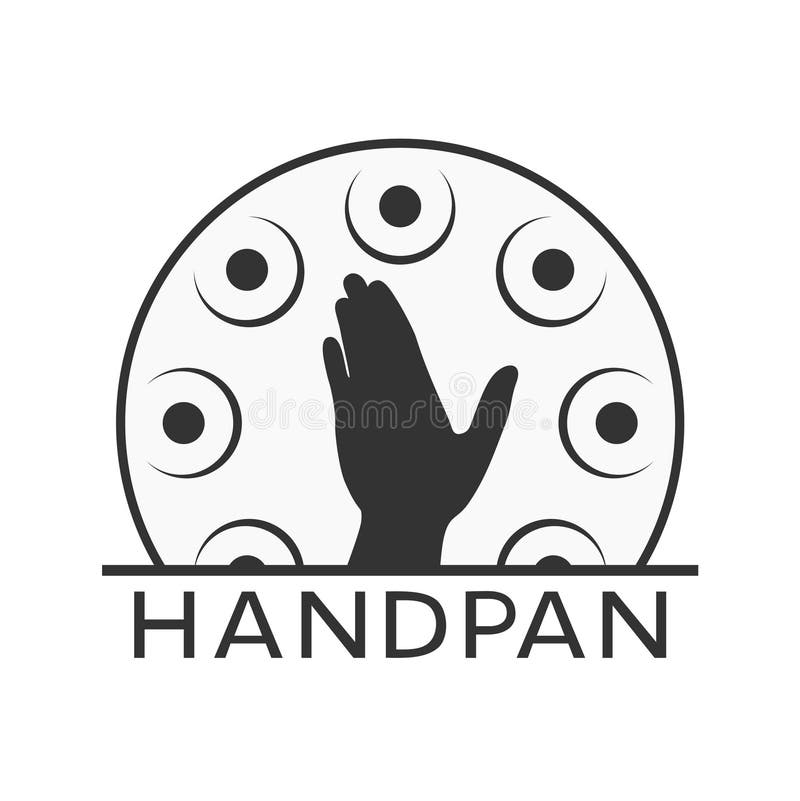 Handpan symbol design stock vector. Illustration of performance - 333200937