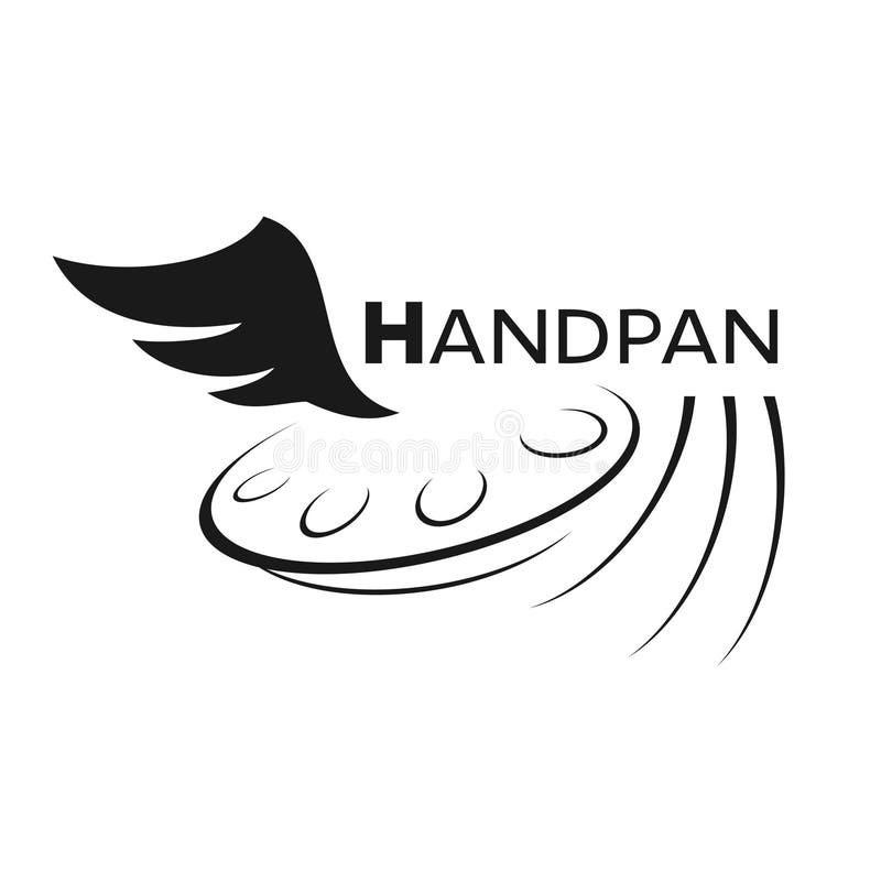 Handpan symbol design stock vector. Illustration of drum - 333200952