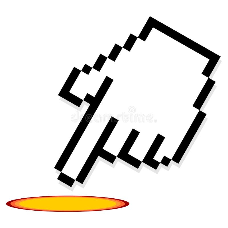 Muspekare vektor illustrationer. Illustration av skalbar - 6333566