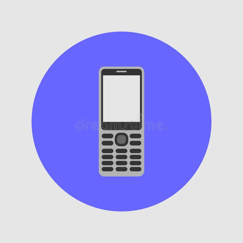 Handphone or Smartphone Icon Illustration Design Stock Vector ...