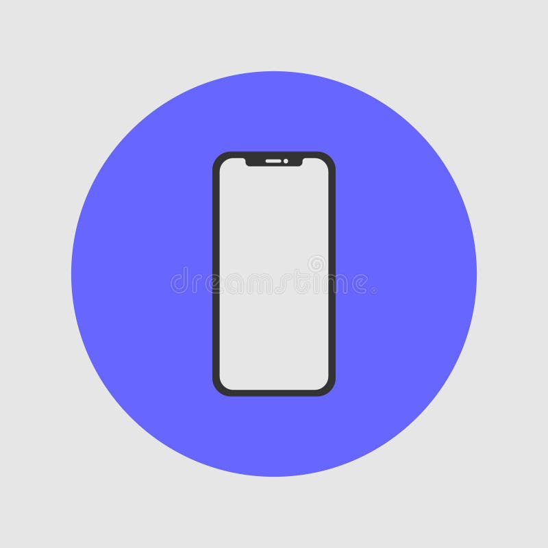 Handphone or Smartphone Icon Illustration Design Stock Vector ...