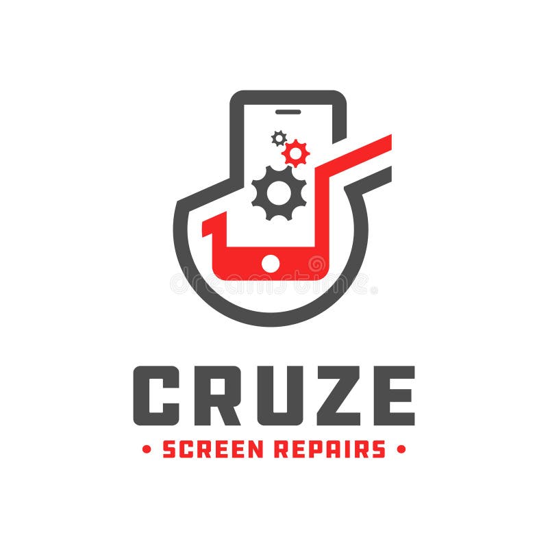 Handphone Repair Technology Logo Stock Vector - Illustration of modern ...