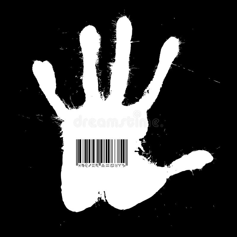 Handprint Barcode Stock Illustrations – 3 Handprint Barcode Stock ...
