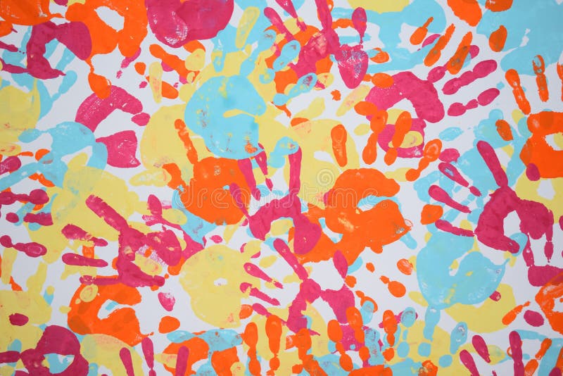 Handprint de la textura foto de archivo. Imagen de fingerprint - 105138784