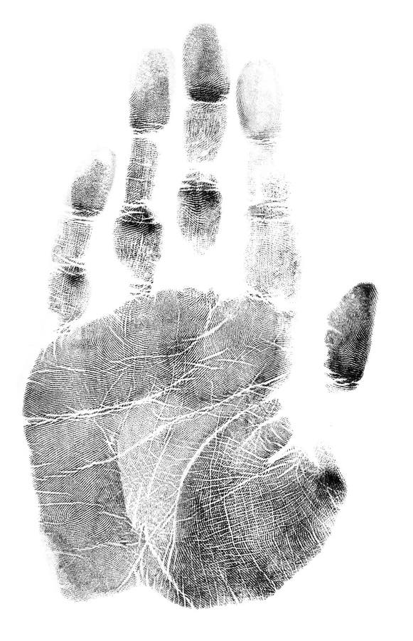 Handprint White Paint Under UV Stock Photo - Image of ultraviolet, body ...
