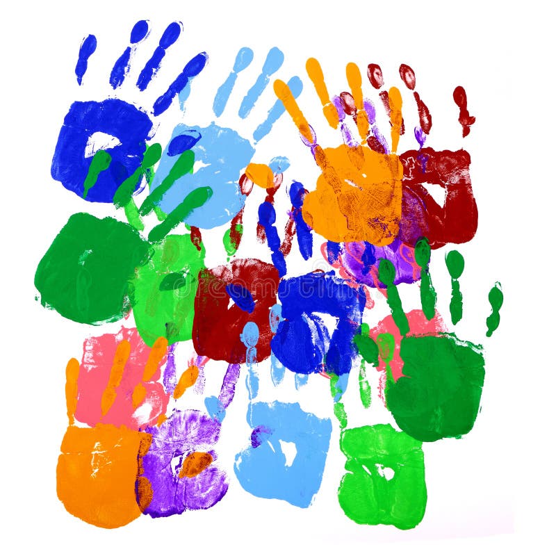 Many Handprints Stock Illustrations – 55 Many Handprints Stock ...