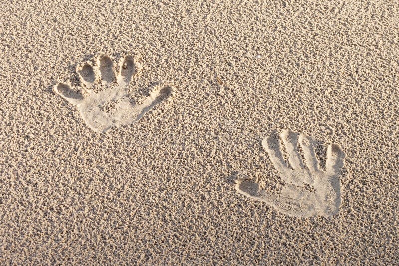 Handprints. stock image. Image of hand, engagement, summer - 32459631