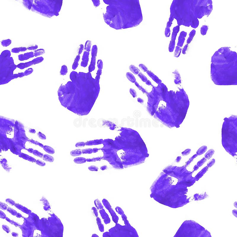 Handprints on White Background Stock Photo - Image of bold, expression ...