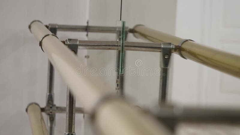 The Handrail in the Dance Studio. Interior of an Empty Dance Hall Stock ...