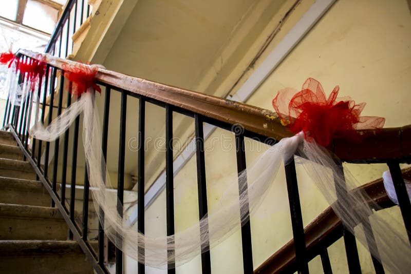 Decorated handrail stock photo. Image of decor, baluster - 100650348