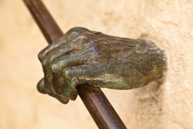 Handrail in Gordes stock image. Image of provence, curve - 20017891