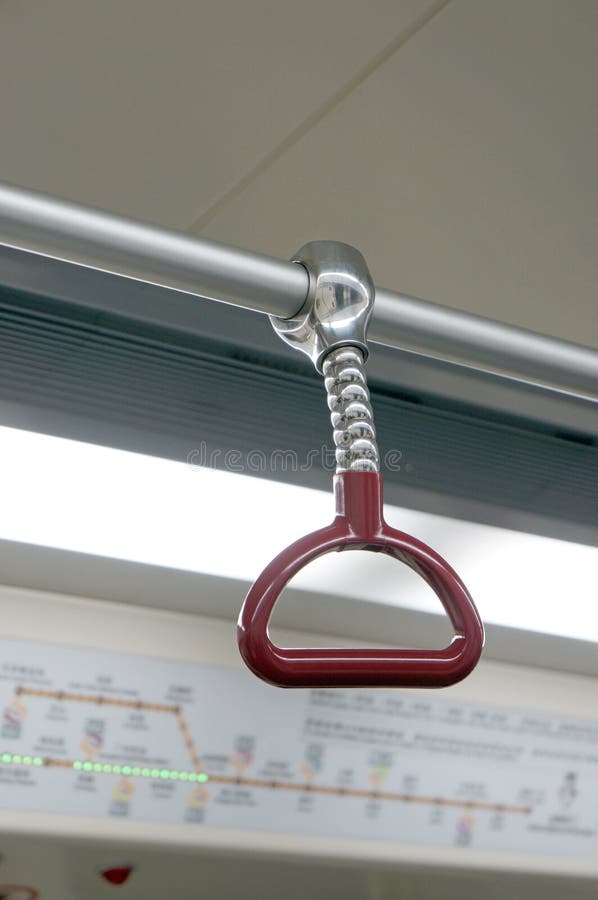 Handrail in the subway stock photo. Image of details - 30591574