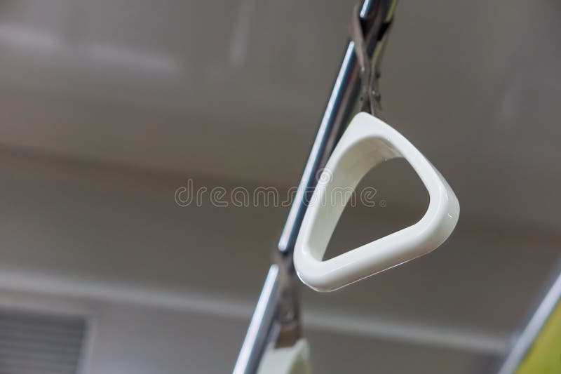 Handrails on Commuter Line Trains Stock Image - Image of comfortable ...
