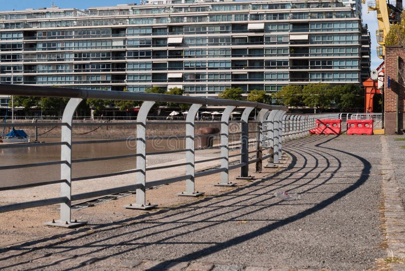 Handrails by the river editorial image. Image of nature - 257017680