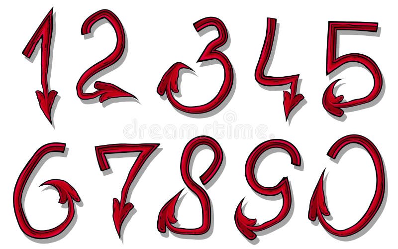 Devil Font, Demon Typeface Bloody Red Evil Letters Stock Vector ...
