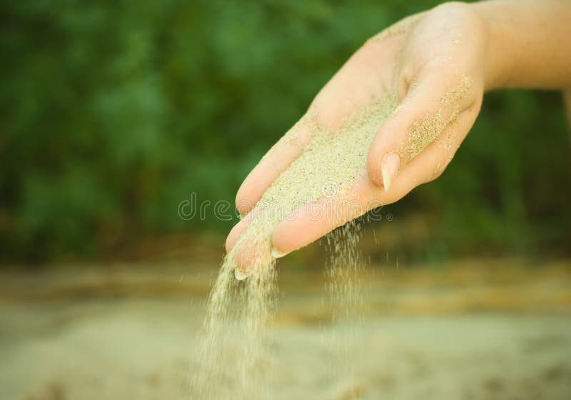 Sand-hand hand-sand stock photo. Image of bliss, lake - 3634064