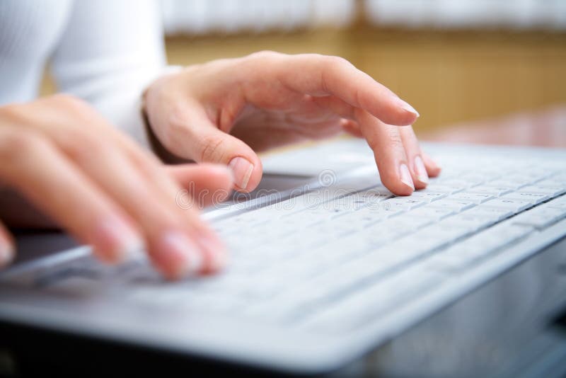 Hands on computer keyboard stock image. Image of keypad - 25446033