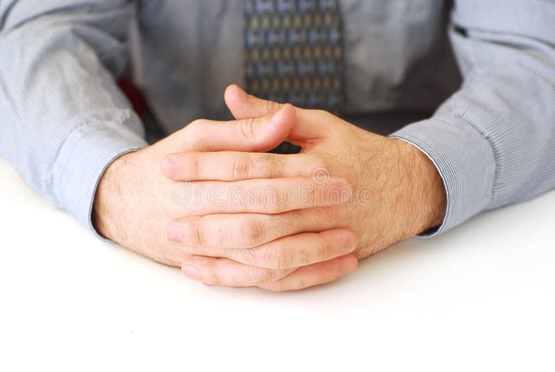 Explaining hands stock image. Image of paper, documents - 14663913