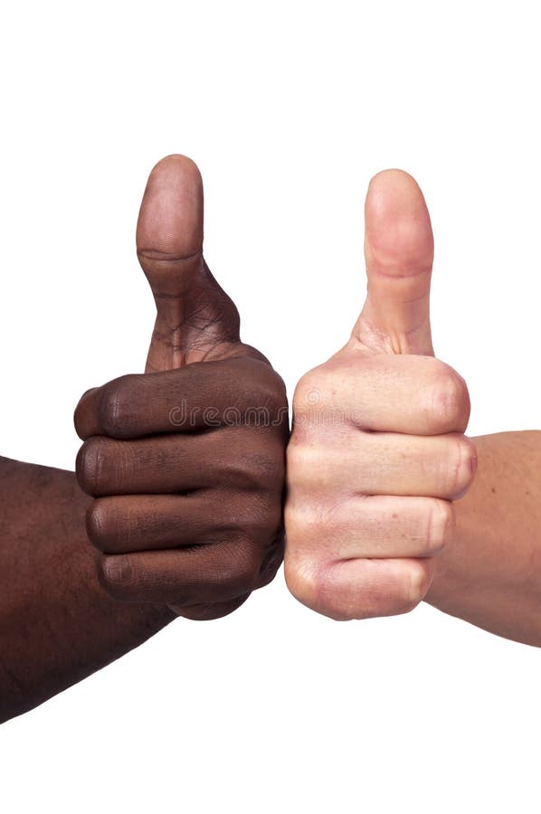 All thumbs up stock photo. Image of diversity, bright - 5039628