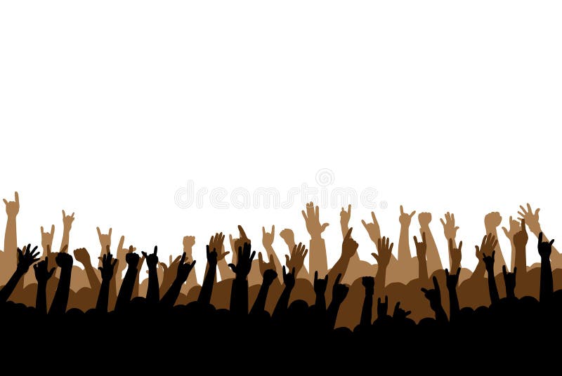 Hands stock illustration. Illustration of party, hands - 5687009