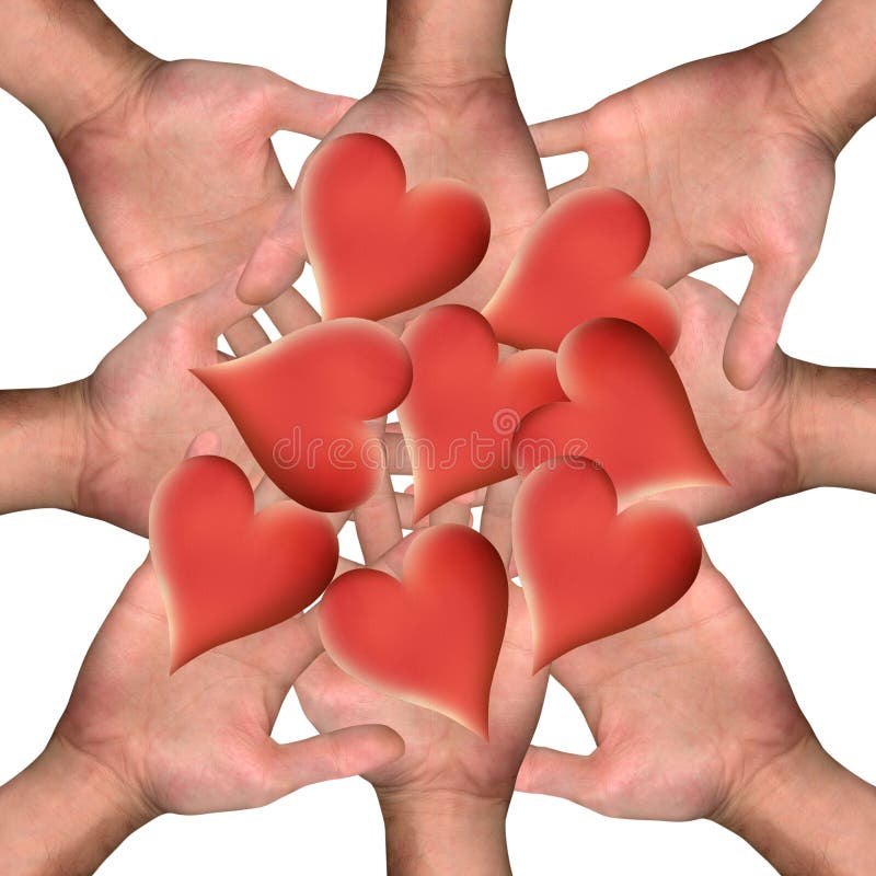 Hands stock illustration. Illustration of sharing, artistic - 6476967