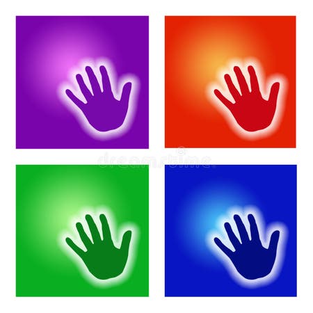 Colored Hands Stock Illustrations – 23,969 Colored Hands Stock ...