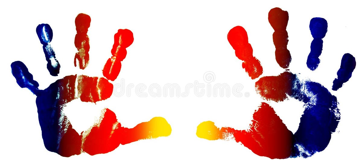 Baby Hands Paint Stock Illustrations – 643 Baby Hands Paint Stock ...