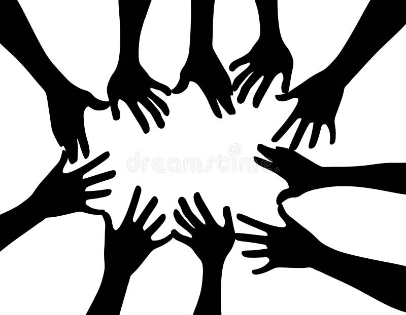 Hands Reaching for Government Handout Stock Vector - Illustration of ...