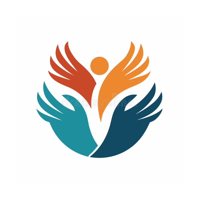 Hands Abstract Logo Design Template Vector Isolated Stock Vector ...