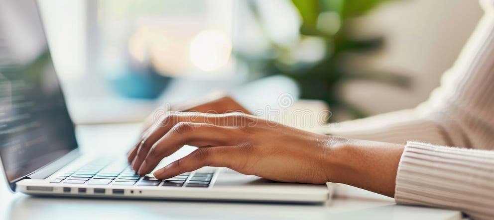 Hands Adjusting Color Grading in Photo Editing Software on Clean ...