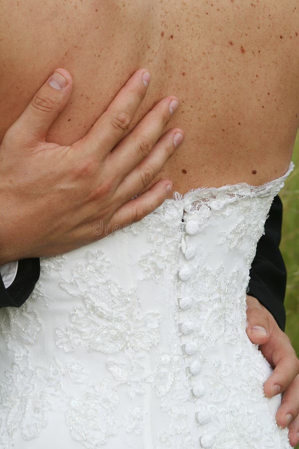 Hands on back stock photo. Image of speckles, pattern, wedding - 116364