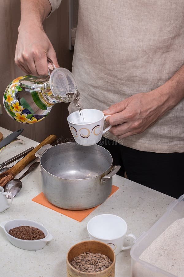 Hands of the Baker Men. Homemade Cookies Stock Photo - Image of ...