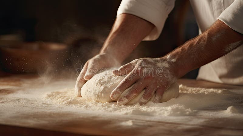 The Hands of the Baker, the Precision and Beauty of Dough Preparation ...