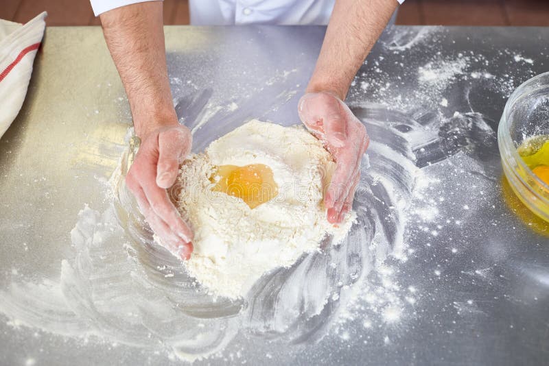 Hands of baker stock photo. Image of pastry, cookery - 92351850