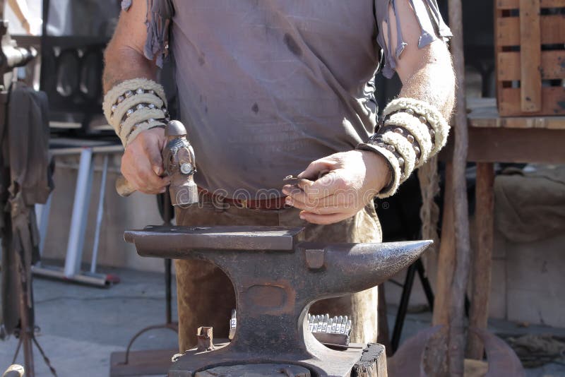 Hands of blacksmith stock photo. Image of handmade, blacksmith - 81518354