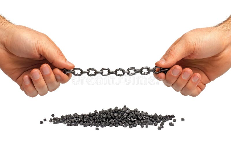 Hands Breaking Chain Shackles Symbolizing Freedom and Liberation from ...