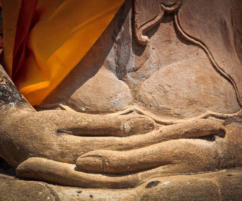 Hands of Buddha statue stock photo. Image of holy, sacred - 31746134