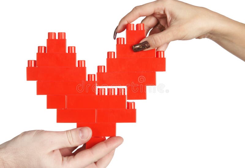 Hands Building Heart Picture. Image: 5071337