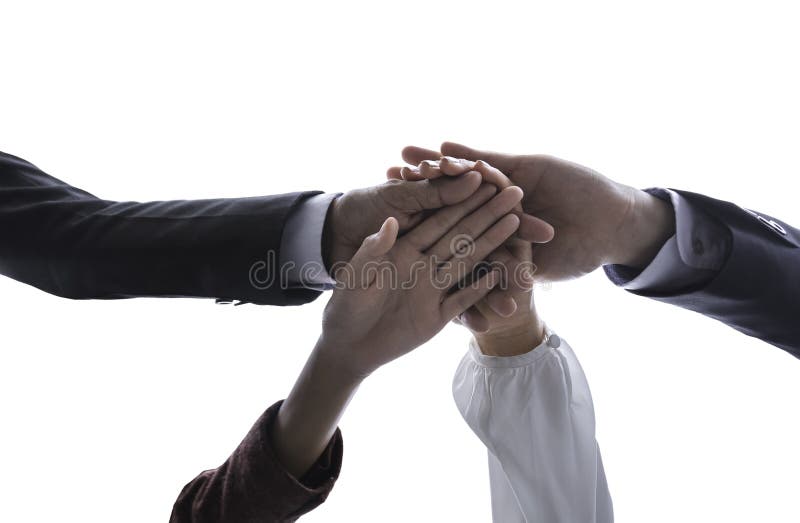 Hands of Business People Join Hand Together. Stack of Hands Stock Image ...