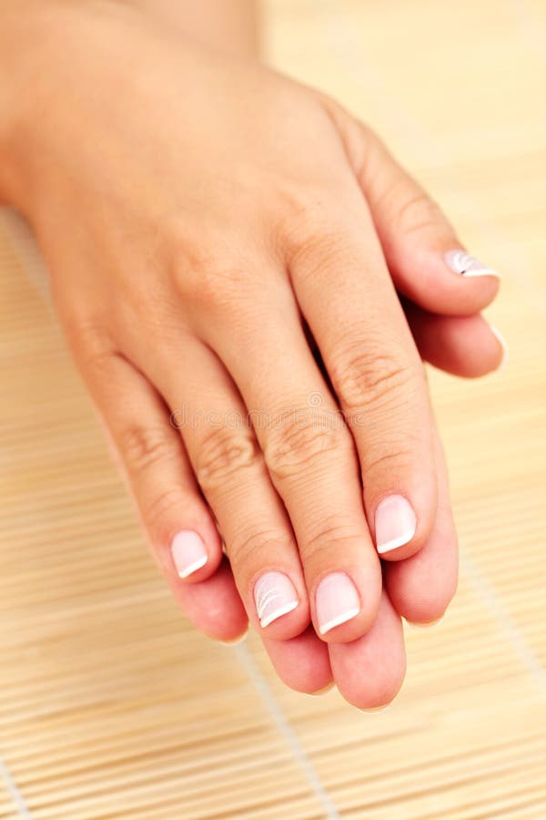 Hands care stock image. Image of hand, french, manicure - 10085007