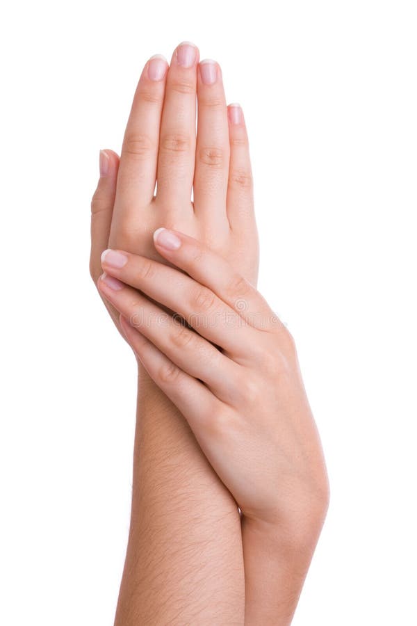Hands caressing stock image. Image of close, health, beautiful - 6705739