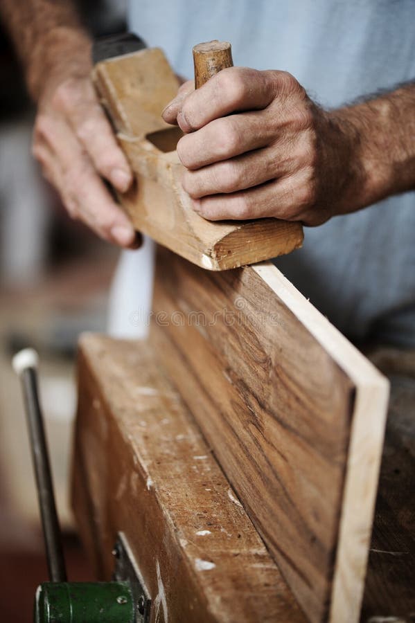 Hands of a Carpenter, Close Up Stock Image - Image of carpenter, relief ...
