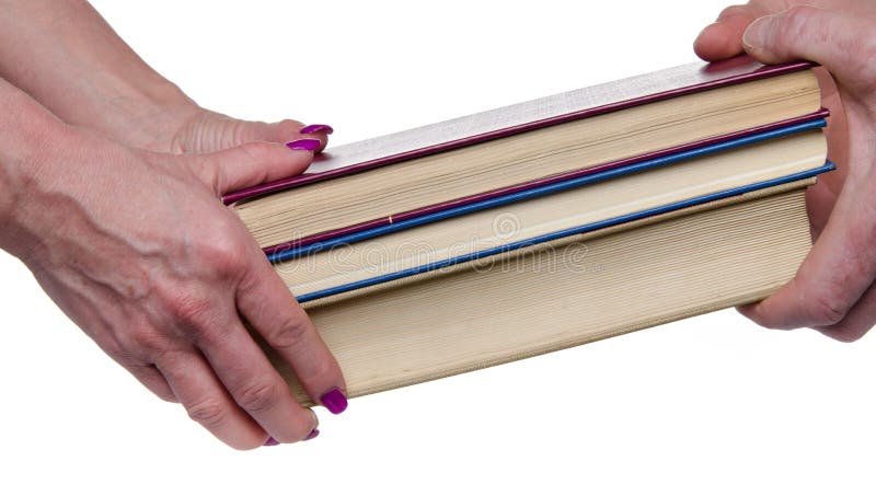 Hand giving pile of book stock image. Image of hand, close - 9537311